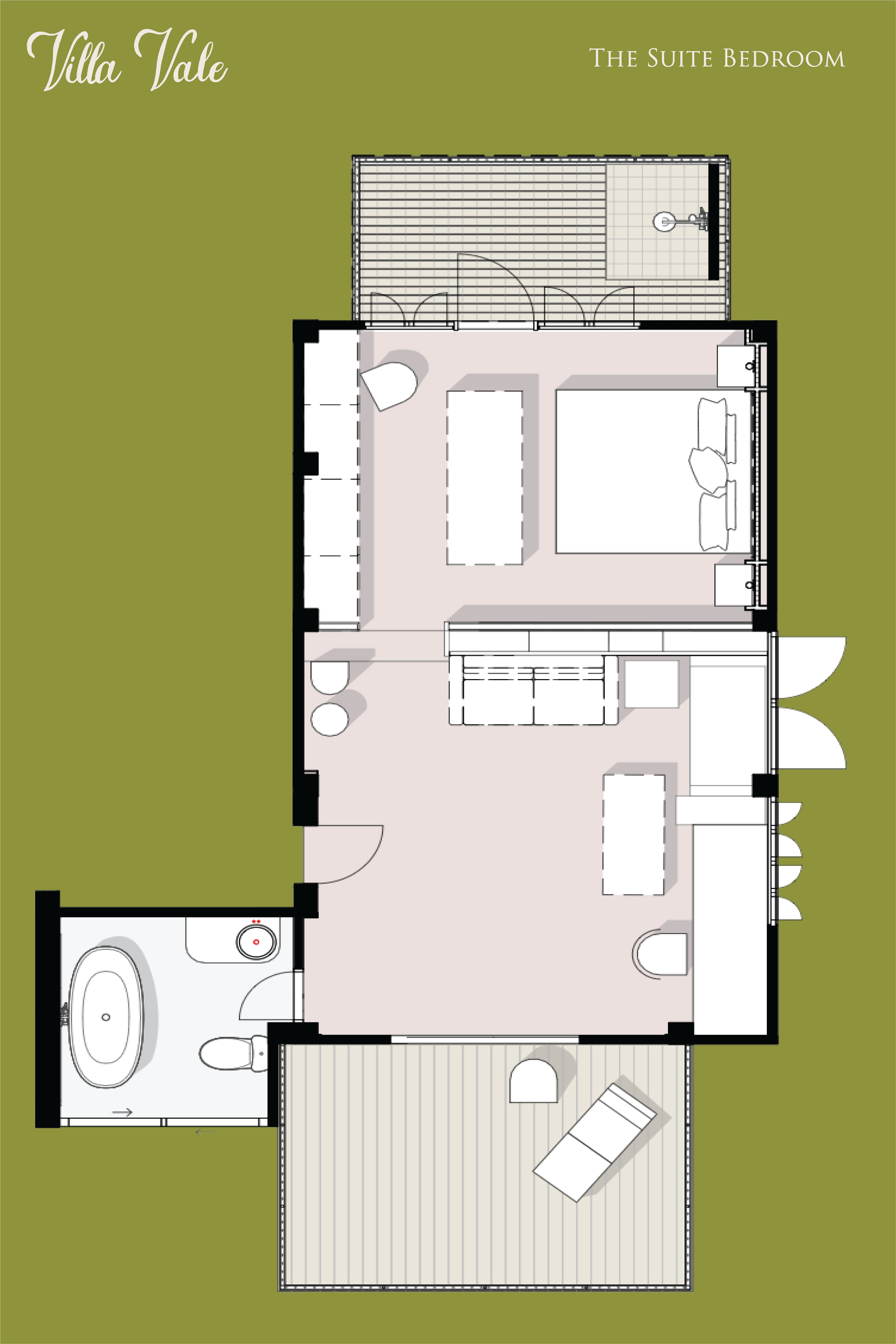 The Suite Bedroom – Villa Vale